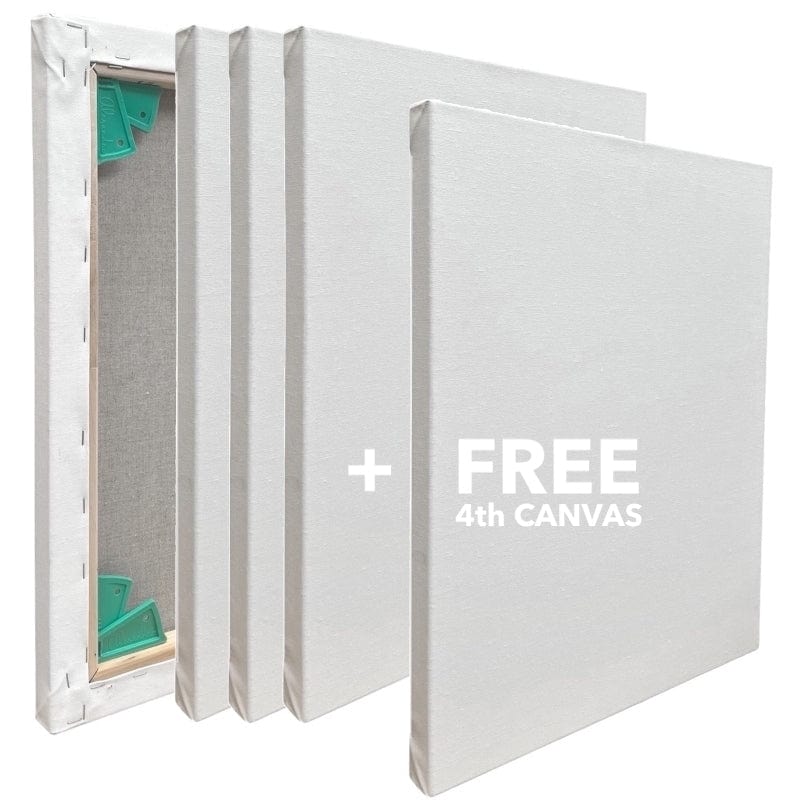 Artist Canvas 3 Pack + 1 Free Canvas – Build a Canvas