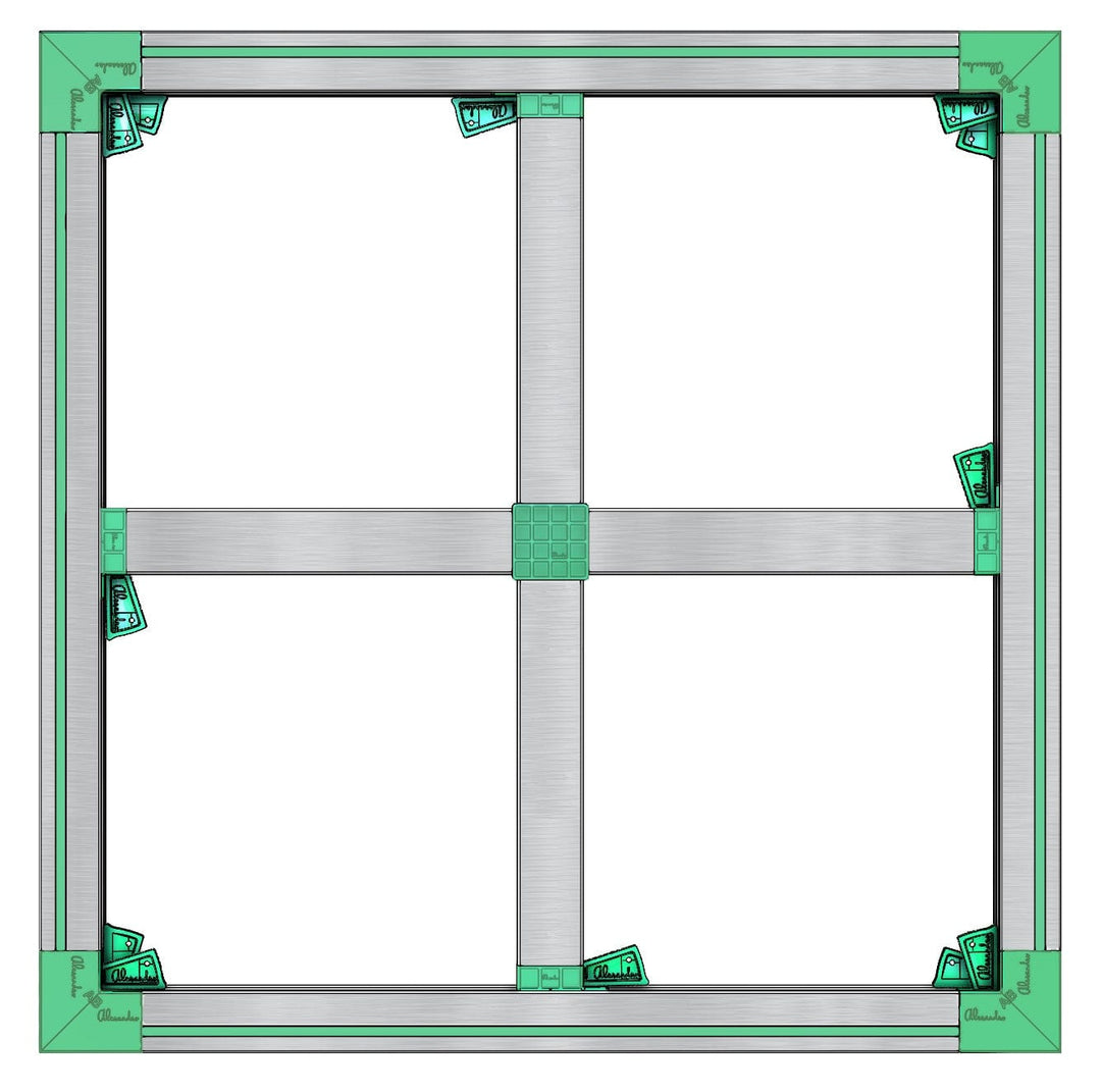 Custom Aluminium Stretcher Frames - Sydney-Made | Fine Art – Build a Canvas